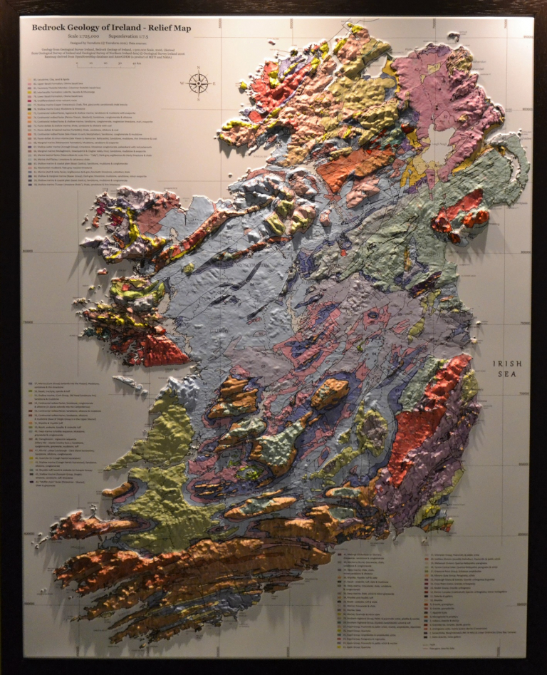 3D map of Ireland